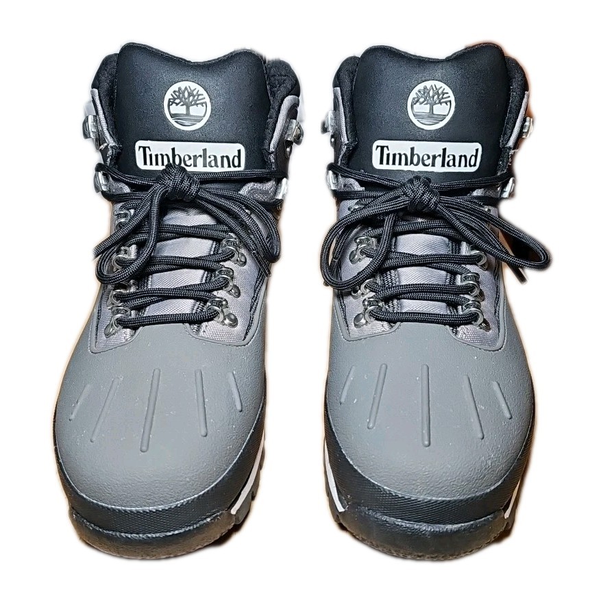 Mens Timberland Euro Hiker Shell-Toe Boot Gray Size 10.5 | eBay