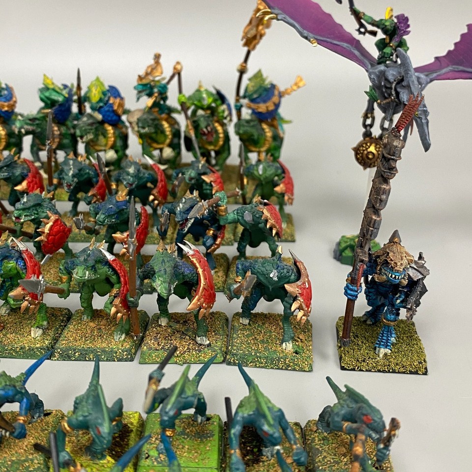 Lizardmen Bundle Warhammer The Old World Seraphon Saurus Skinks ...