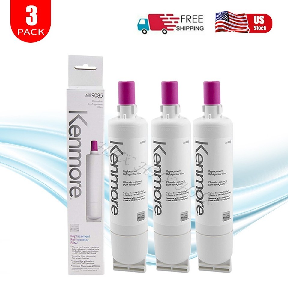 Kenmore 469085 46-9085 Refrigerator Water Filter 9085 Sealed New -1/2/3 ...