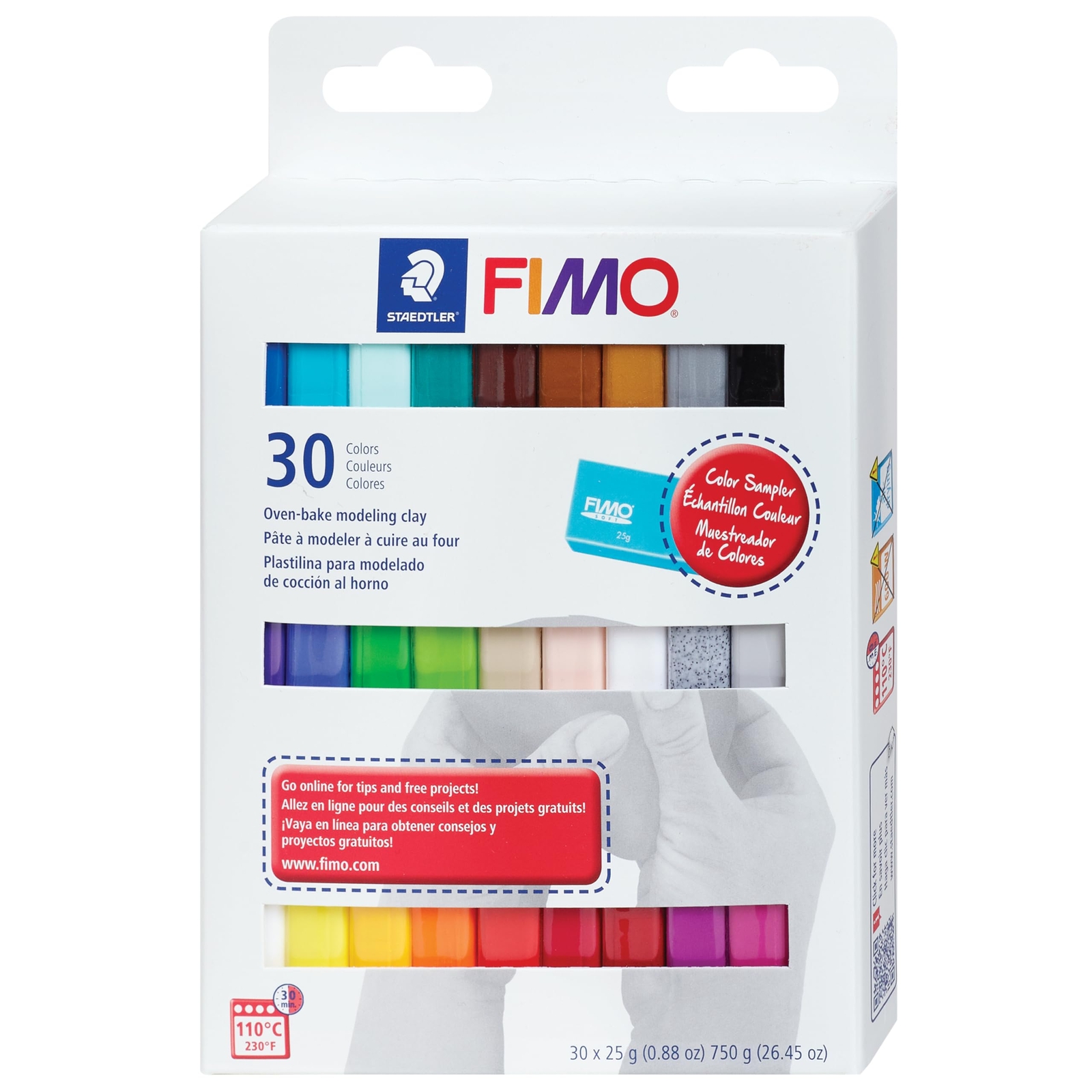 Staedtler FIMO Soft Polymer Clay - Oven Bake Clay for Jewelry ...