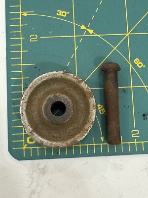 Antique Singer Sewing Machine Treadle Base Wheel/Axle(s) 3/8” x 1-3/8 ...