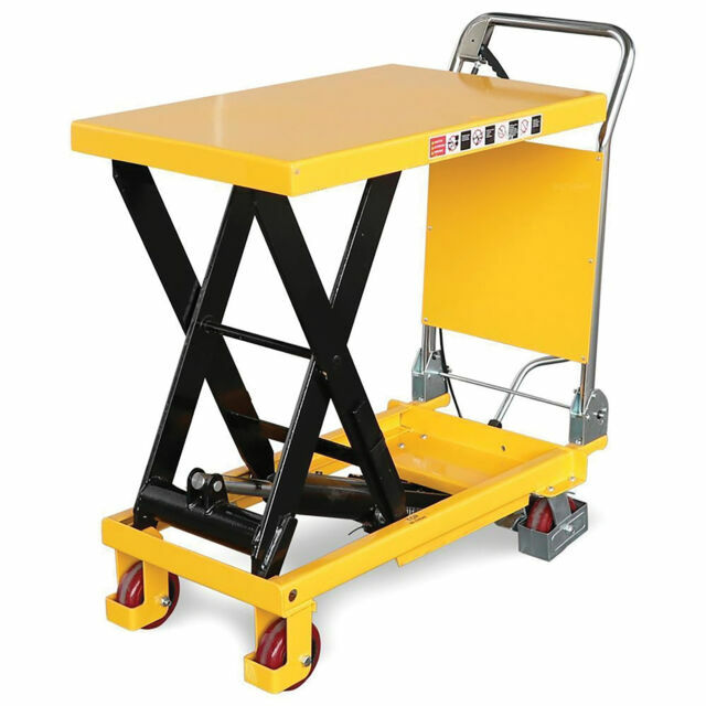 Elite ELT150 Hydraulic Workshop Scissor Lifting Trolleys - Yellow for ...