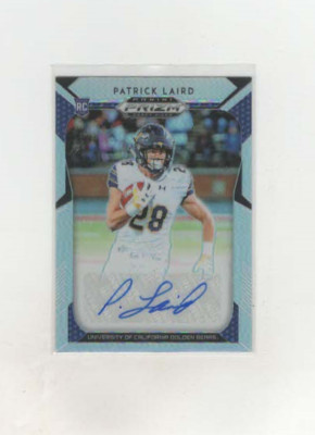 2019 Panini Prizm Draft Picks Prizm Silver Patrick Laird #296 RC Auto ...