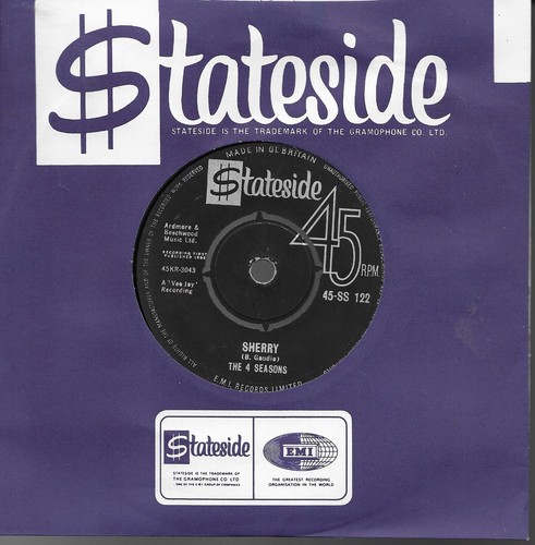 The 4 Seasons "Sherry" 7" Vinyl Northern Soul UK Stateside SS 122 | eBay