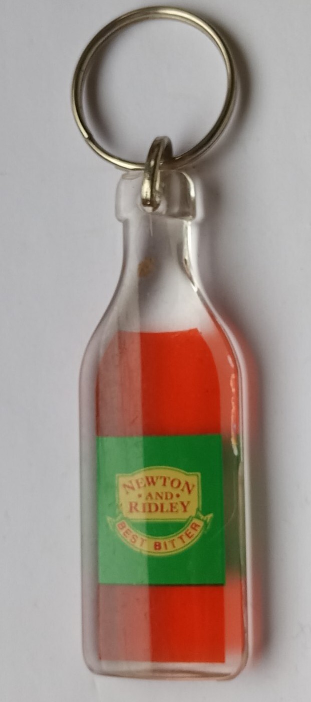 Vintage old Keyring Key Chain plastic Newton & Ridley Coronation St ...