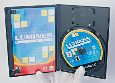 Lumines Plus Puzzle Fusion Sony Playstation 2 PS2 Complete CIB Same Day ...