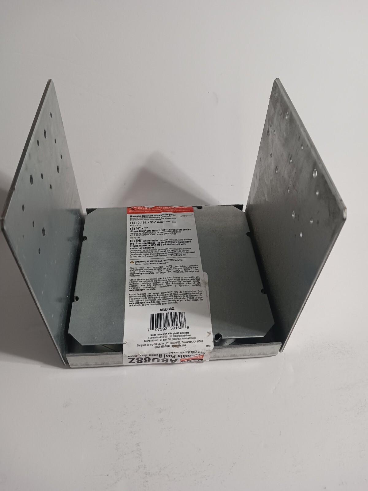 Simpson Strong-Tie Z Max Post Base Deck Post - ABU88Z for sale online ...