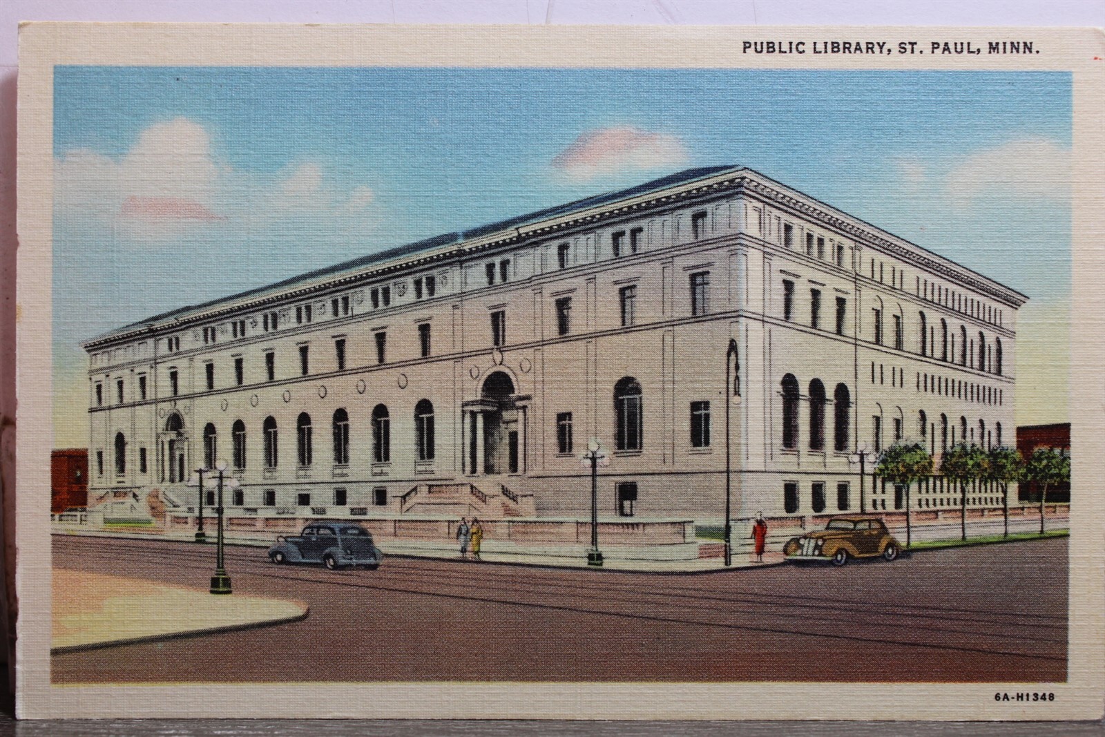 Minnesota MN St Paul Public Library Postcard Old Vintage Card View ...
