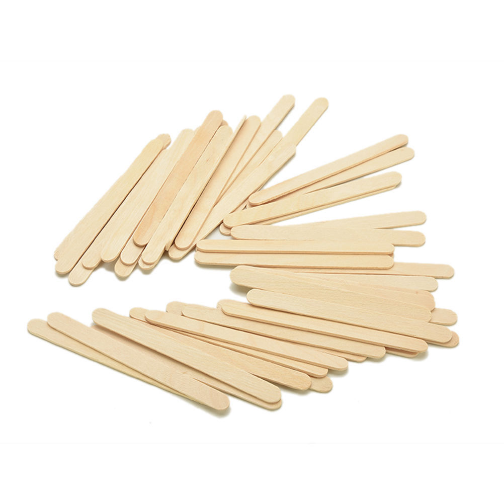 Lollipop Lolly Sticks Wooden Modelling Sticks For Crafts & Models 50 ...