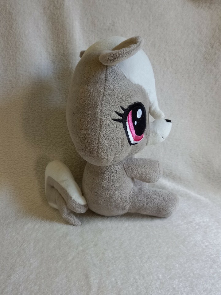 Little Pet Shop Plush Toy Pepper Clark 11" Grey Pepper Clark Soft Plush ...