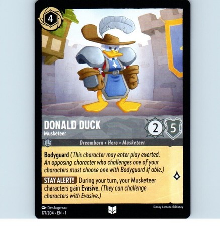 Donald Duck 177/204 Disney Lorcana Trading Card Single | eBay