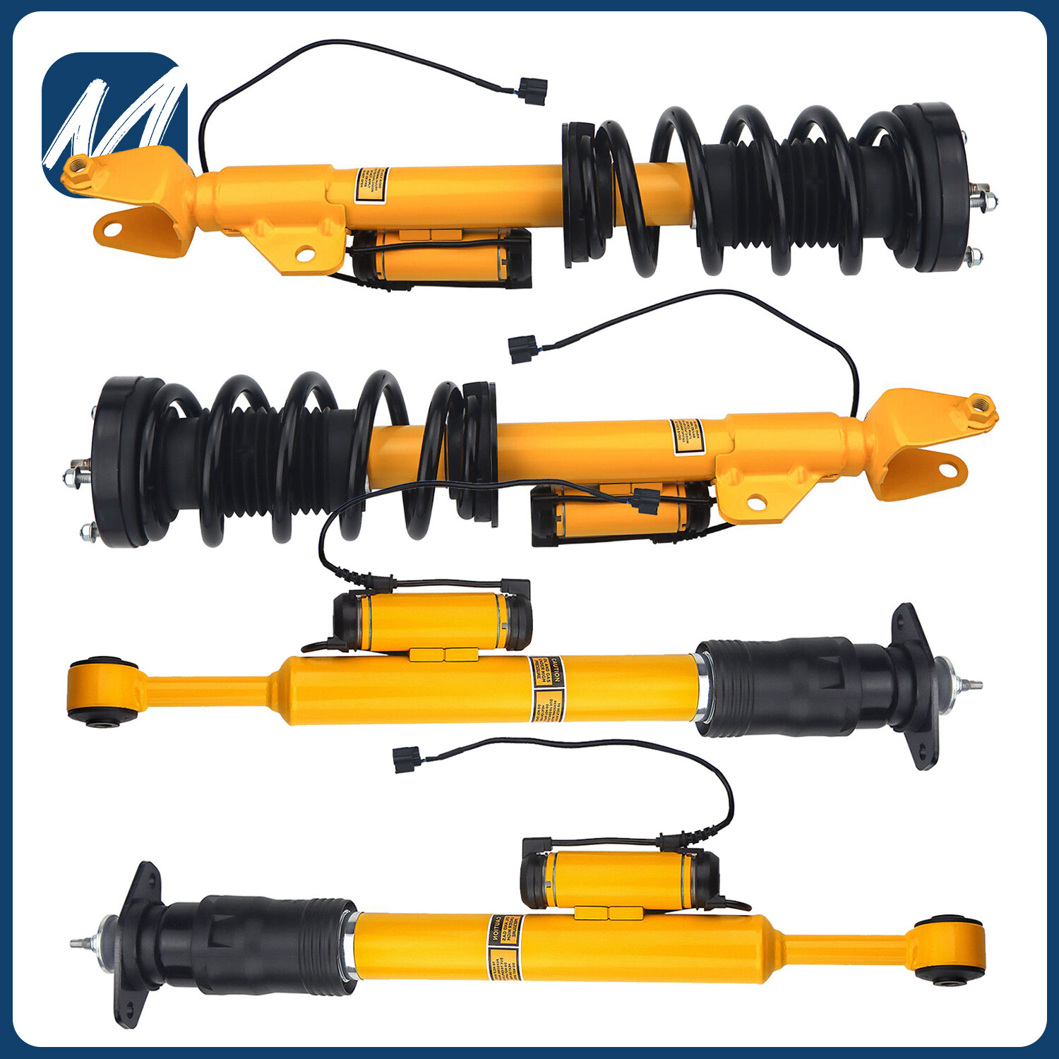 4x Front Rear Shock Struts Assys For Dodge Challenger Charger SRT SXT 6 ...