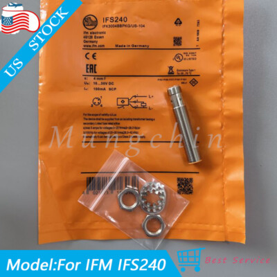 NEW For IFM IFS240 Inductive Proximity Sensor Switch 4mm 10-30VDC 100mA ...