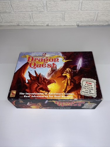 1992 TSR Dungeons And Dragons Dragon Quest Board Game INCOMPLETE ...