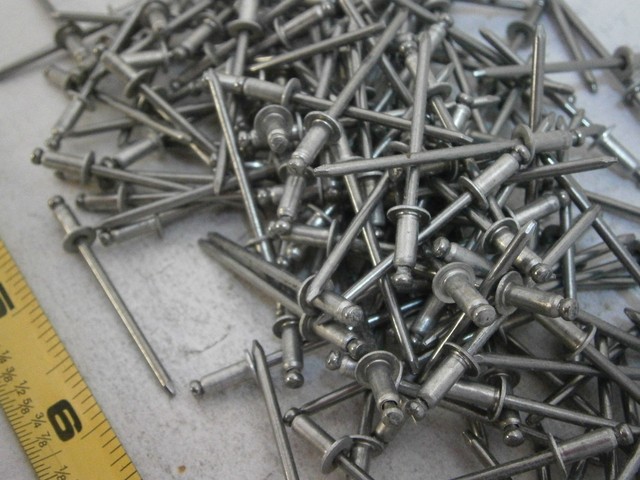USM AD43BS POP Rivets 1/8" OD x .337" Long Aluminum / Steel #4499 for ...