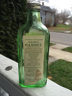 Citron Colored Medicine " Vegetable Bitter Tonic" Paper Label McElree's ...