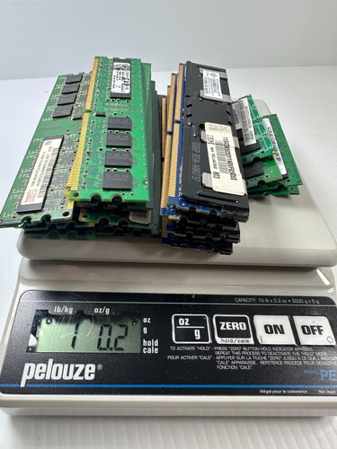 1LB DDR2 RAM Gold Recovery / Scrap Computer PCB IBM Server Laptop | eBay