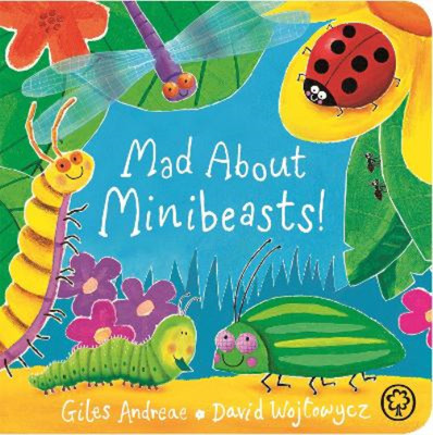 Giles Andreae Mad About Minibeasts! Board Book (Libro di cartone) | eBay