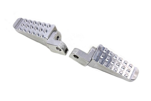 Polished Racer Style Footpeg Set fits Harley Davidson | eBay