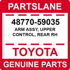 48770-42050 Toyota Arm ASSY UPR 4877042050 Genuine OEM Part for sale ...