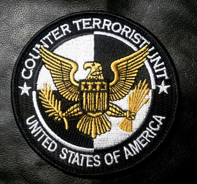 USA COUNTER TERRORISM EMBROIDERED 3.5 INCH HOOK PATCH | eBay