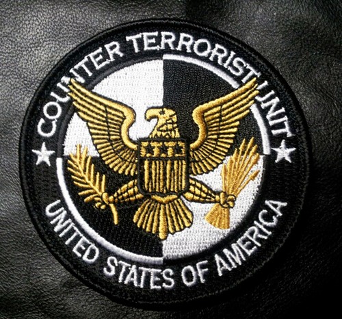USA COUNTER TERRORISM EMBROIDERED 3.5 INCH HOOK PATCH | eBay