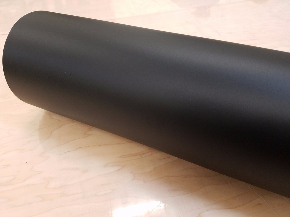 Matte Black Cutting Sign Lettering Craft Vinyl 12" Adhesive Backed ...