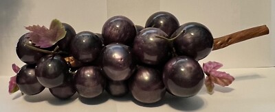 VTG Lucite Purple Grape Cluster | eBay