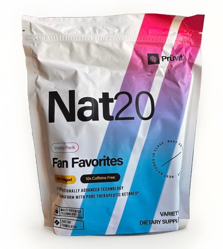 PRUVIT KETONES OS NAT 20 *NEW* 20 Packets/Charged and caffeine/exp 08/ ...