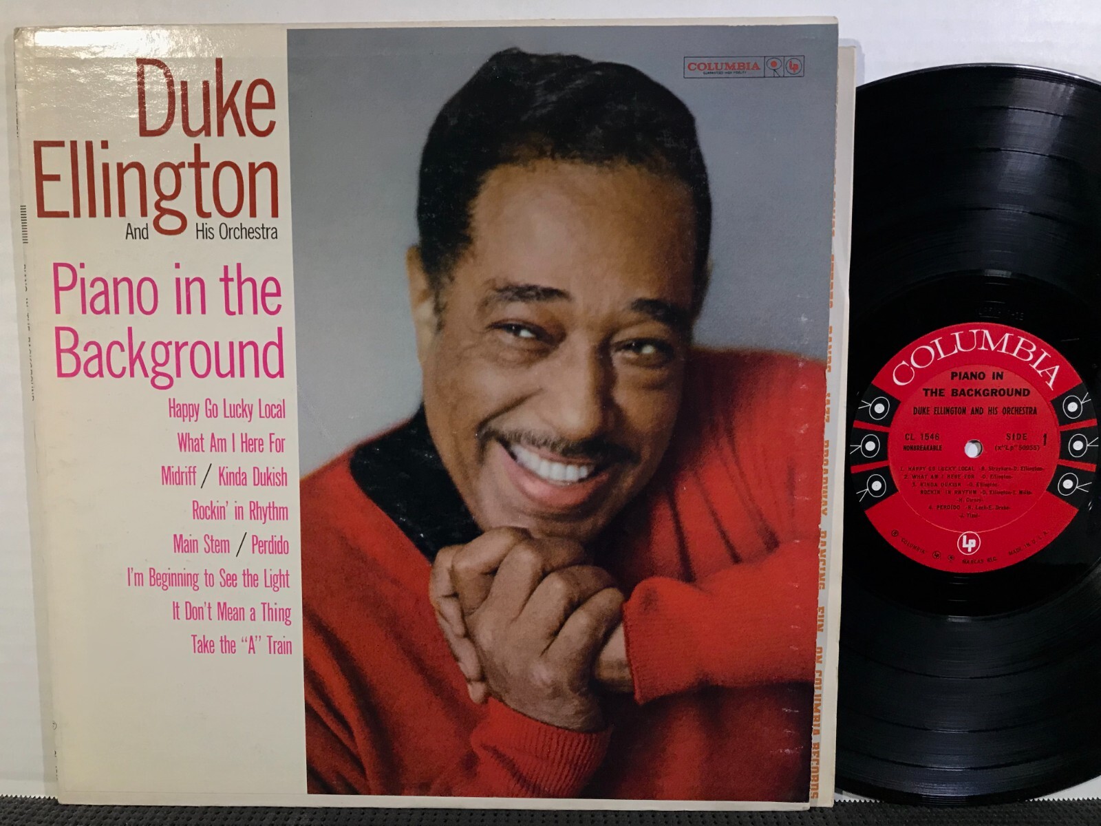 DUKE ELLINGTON Piano In The Background LP COLUMBIA CL 1546 MONO 1960 ...