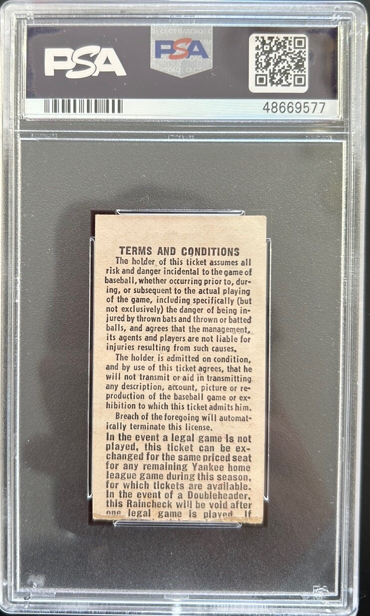 4/5/1979 Yankees vs Brewers Ticket Stub Thurman Munson Last Opening Day ...