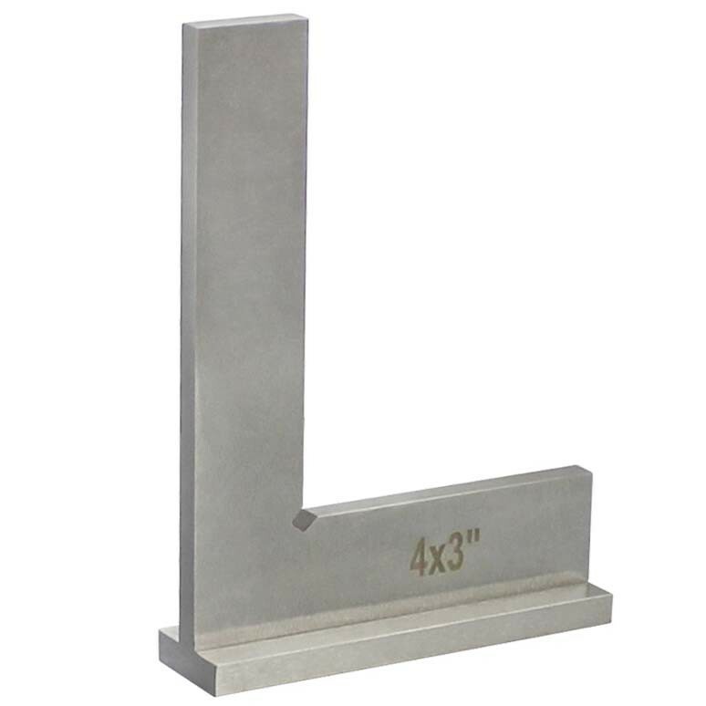 Hardened Steel 4'' x 3" Machinists Work Shop Precision Square Squares ...