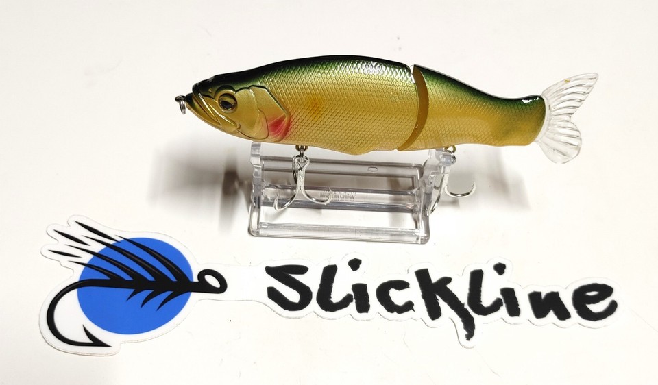 SLICKLINE 135 Jointed Sinking Minnow Glide Bait Fishing Lure Bass Pike ...