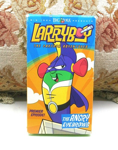 LARRYBOY CARTOON ADVENTURES THE ANGRY EYEBROWS PREMIER EPISODE VHS 2002 ...