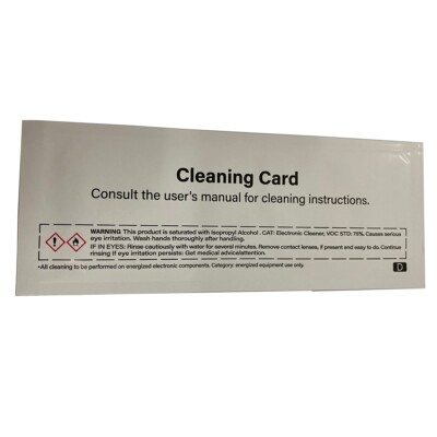 5pcs 105999-311 Cleaning Card For Zebra ZC100 ZC300 Series,54x172mm | eBay