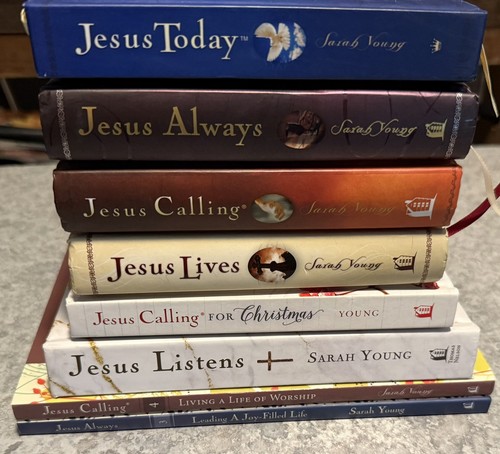 Lot Of 8 Jesus Calling Books By Sarah Young - Always, Listens, Today | eBay
