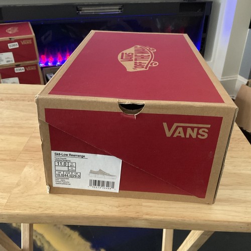 NEW Vans Sk8 Low Rearrange Skate Shoes Sneakers Tonal Peyote Brown Mens ...