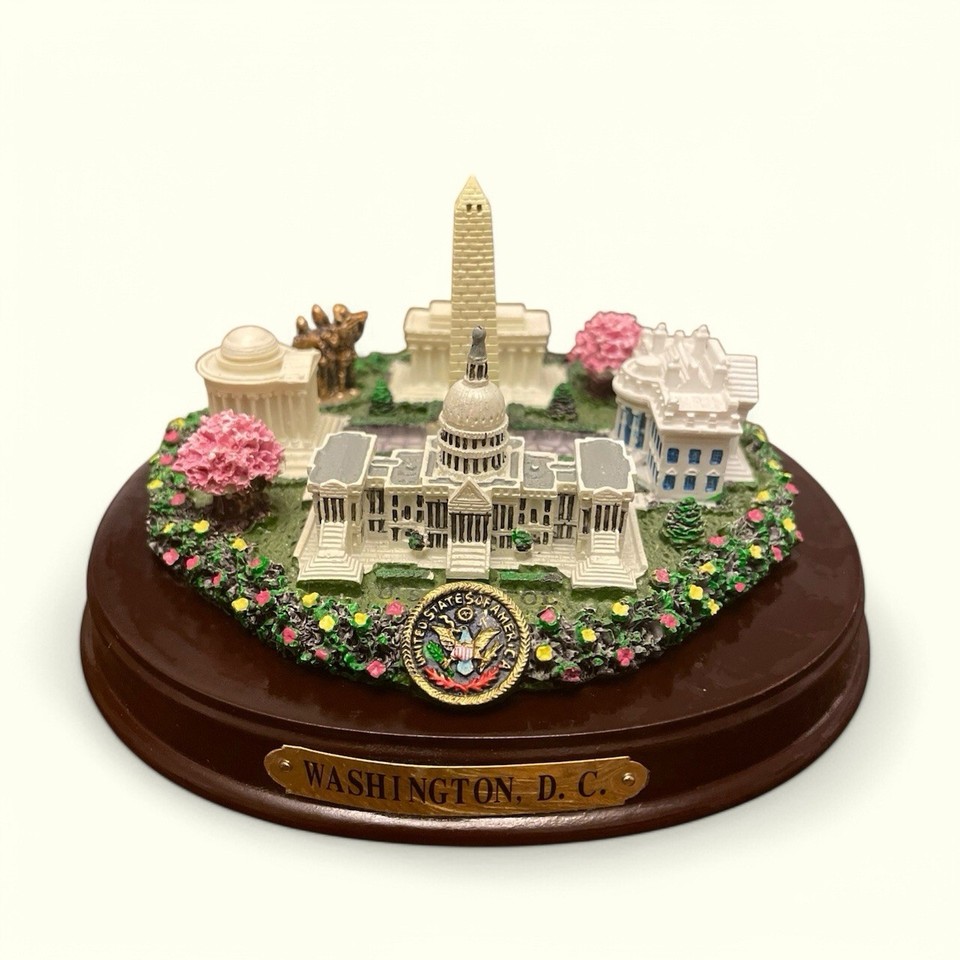 Washington, DC Monuments Desk Statue 9 Inches Wide X 8” Deep | eBay