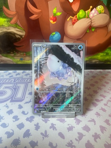 Snom - 168/162 - Temporal Forces - Pokemon TCG Card NM Illustration ...