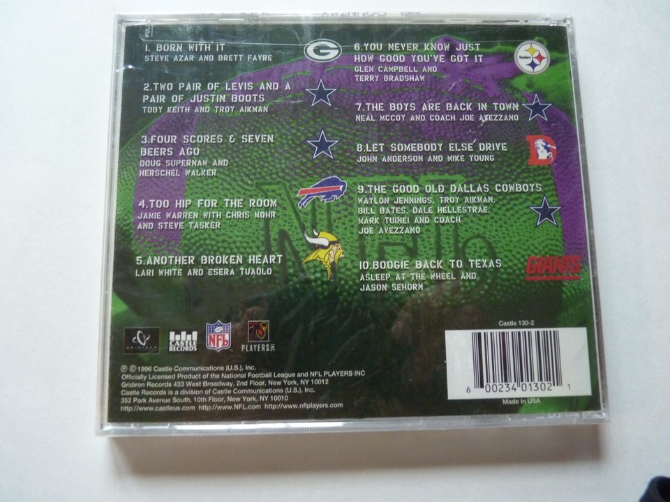 NFL Country CD 1996 Duets Various Artists & NFL Players Toby Keith Troy ...