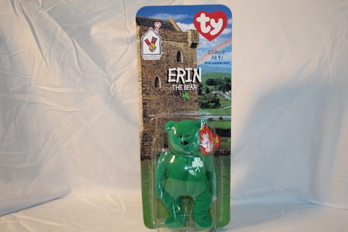 Ty Beanie Baby Erin The Bear 1997 Retired Plush Toy 8421041862| eBay