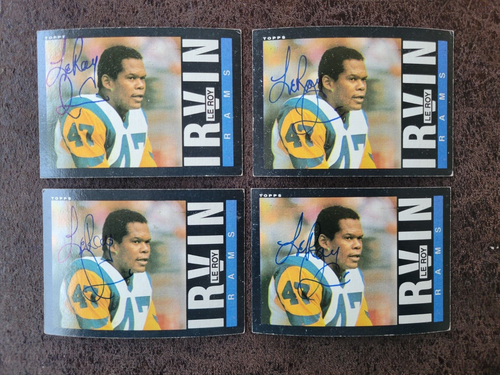 PICK 1 - 1985 Topps Football LeRoy Irvin #82 - Los Angeles Rams ...