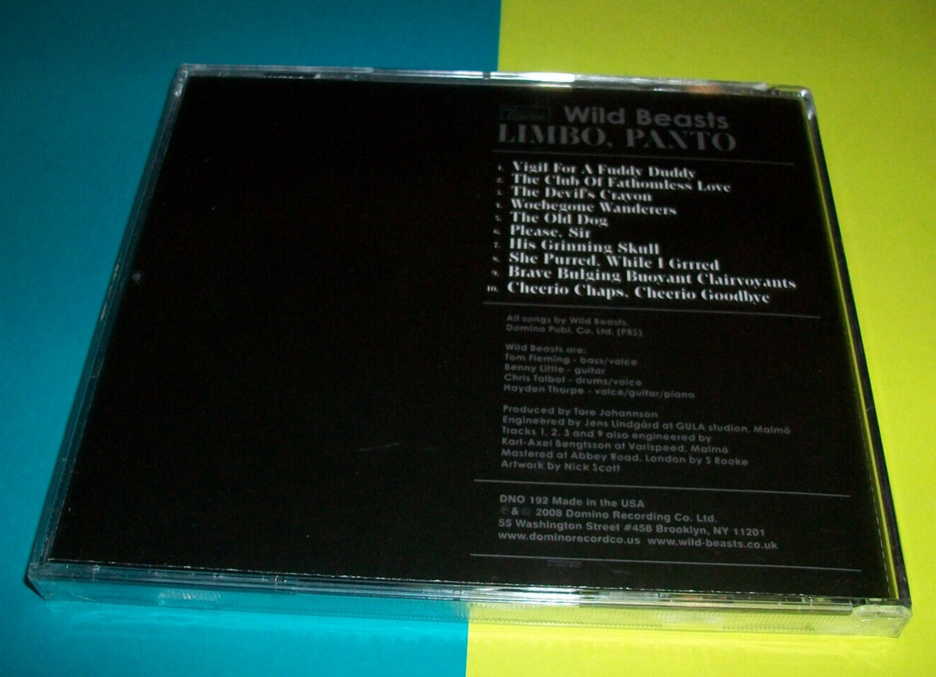 💽NEW / SEALED💽 WILD BEASTS - LIMBO, PANTO CD 10 TRACKS 2008 | eBay