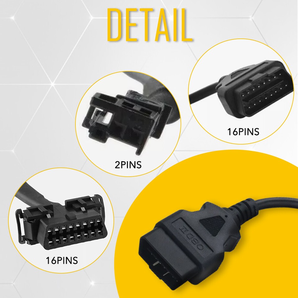 OBD2 Bypass Cable For 2018-2021 Dodge Cummins Ram SGW Bypass Security ...