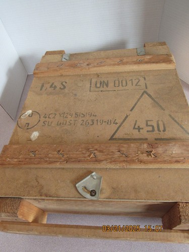 Russian Ammo Crate Wood Box | eBay