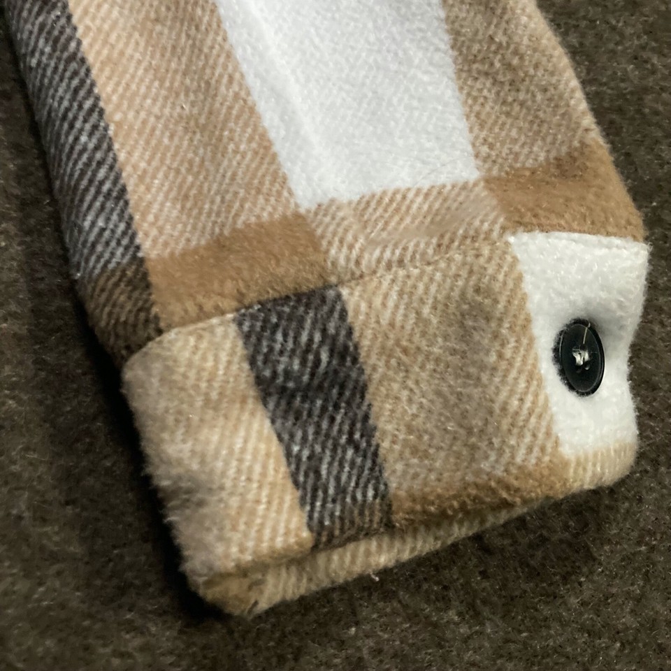 Camicia donna Beauly in flanella a quadri shacket manica lunga con ...