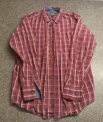 C.E. Schmidt Workwear Men's Long Sleeve Button Down, Plaid, Medium ...