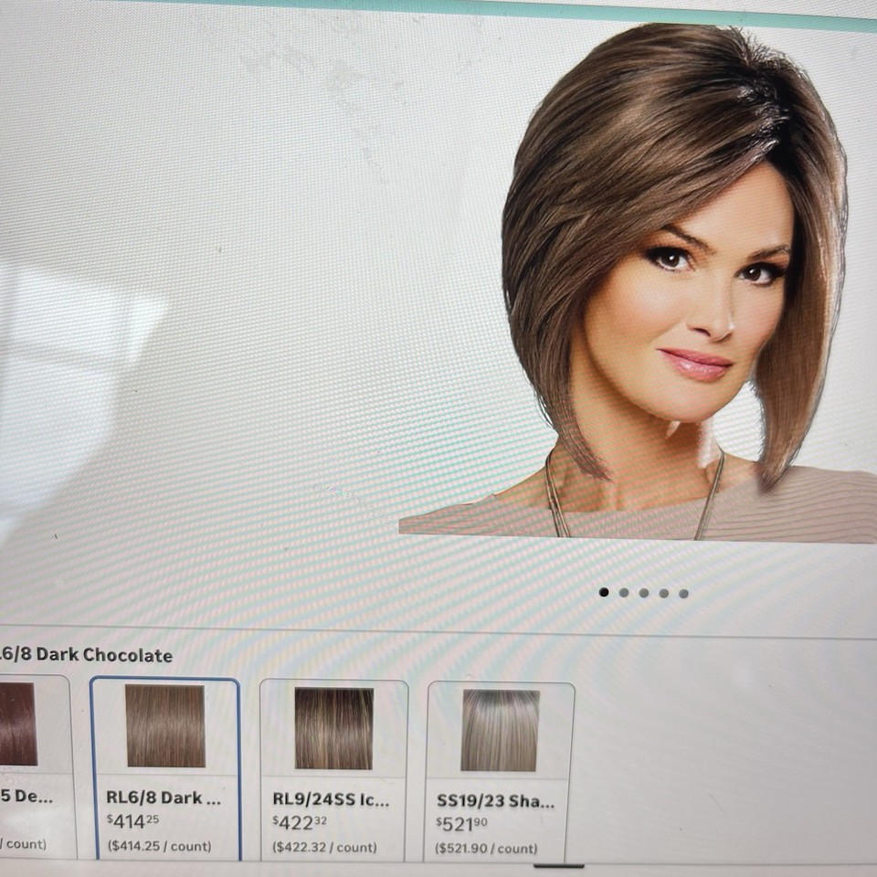 BOUDOIR GLAM RAQUEL WELCH WIG-RL6/8 DARK CHOCOLATE NEWLuxLite100 ...