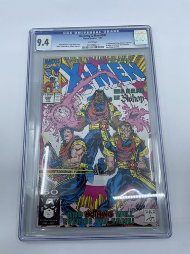 UNCANNY X-MEN #282 CGC 9.4 1991 *1ST APPEARANCE BISHOP* | eBay