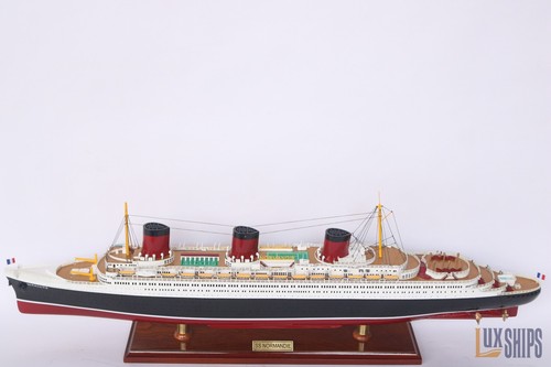SS Normandie Ship Model 80cm - SS Normandie Model Ship | eBay